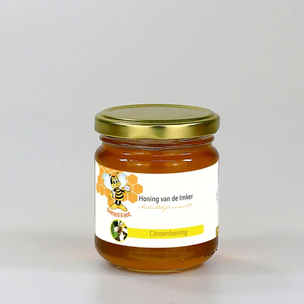 Citroenhoning, Pure rauwe honing (Spanje) 250g bij de boer - Beeffet ...