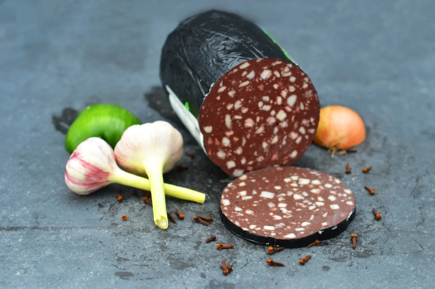 Bloedworst gesneden bij de boer - Vleesboerderij Ton Slager