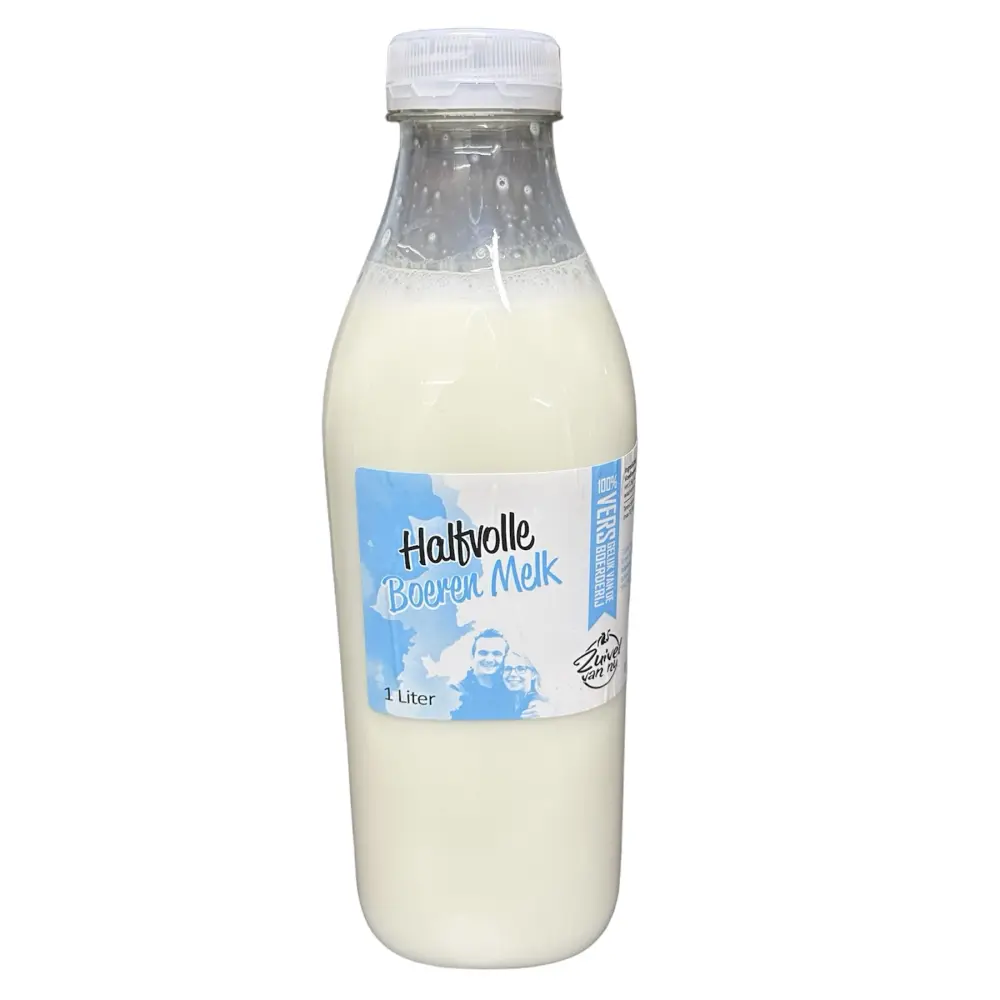 Halfvolle boeren melk bij de boer - Zuivel van Nu